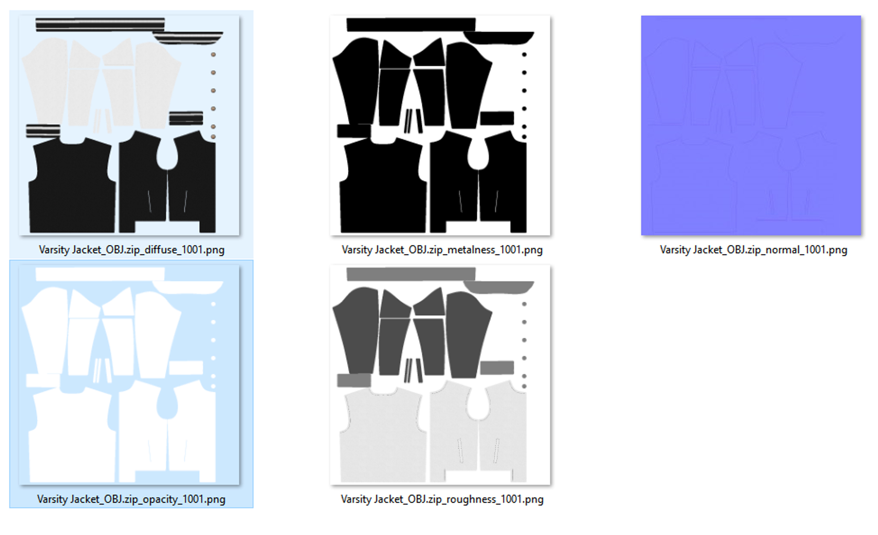 3D Varsity Jacket model - TurboSquid 1819806