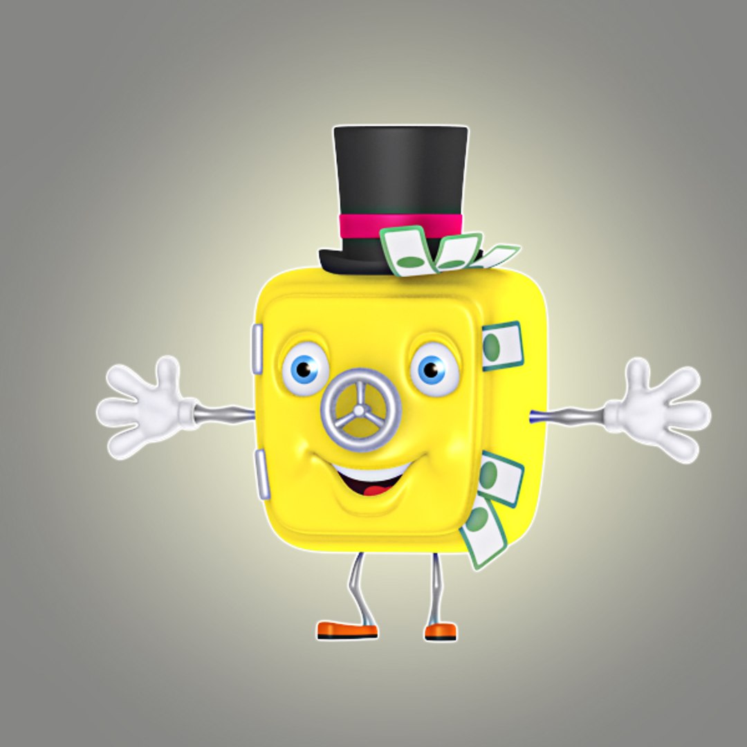 cartoon toon safe 3d model