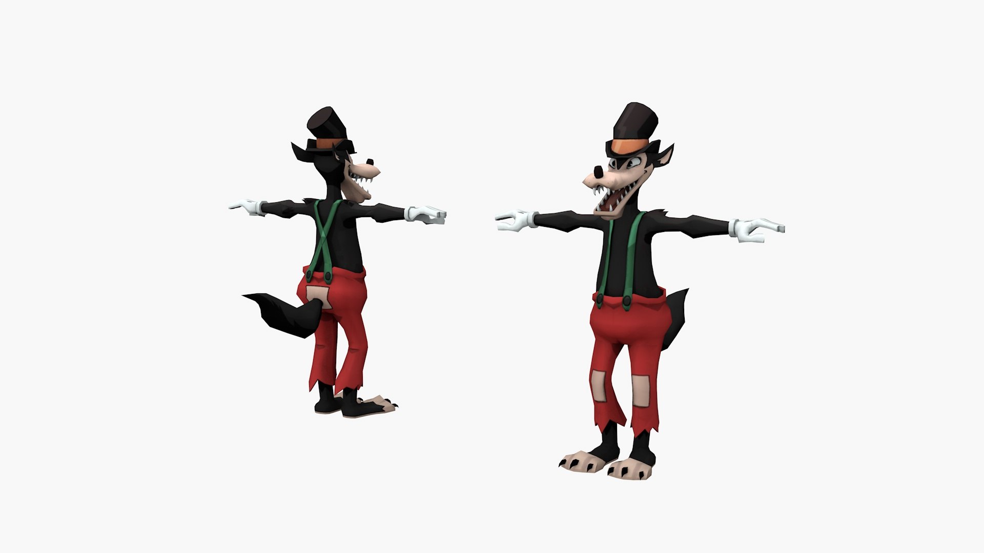 Big Bad Wolf 3D Model - TurboSquid 2388104