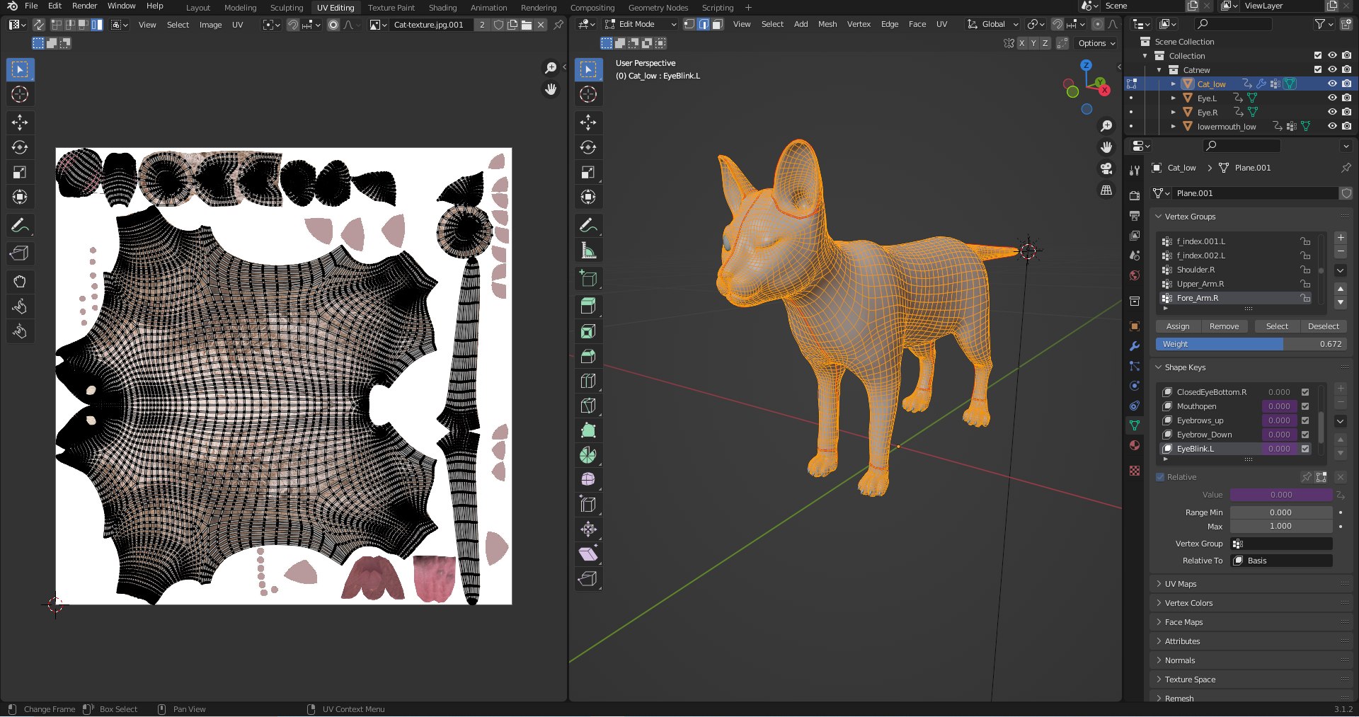 Calico Cat NO Rigged In Blender 3D - TurboSquid 1984985