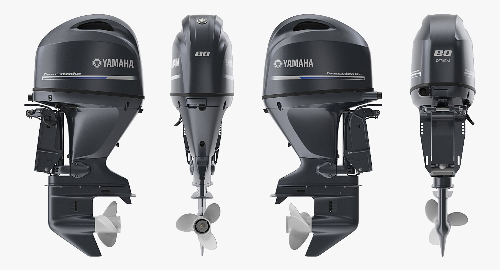 Outboard Boat Engine Yamaha 3D Model - TurboSquid 1314183