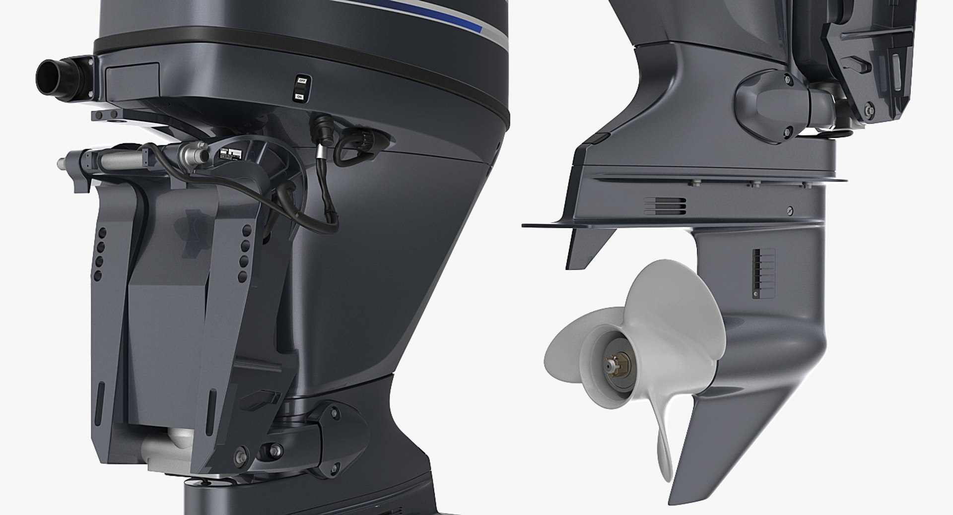 Outboard Boat Engine Yamaha 3D Model - TurboSquid 1314183