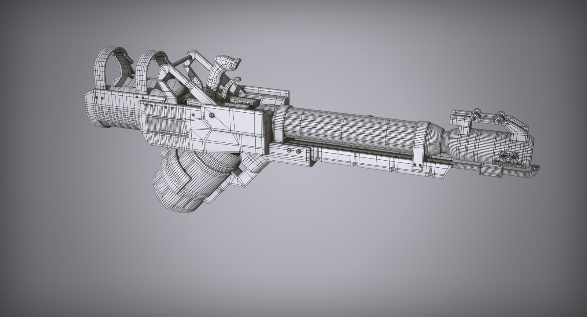 Flamethrower Gun Drawing