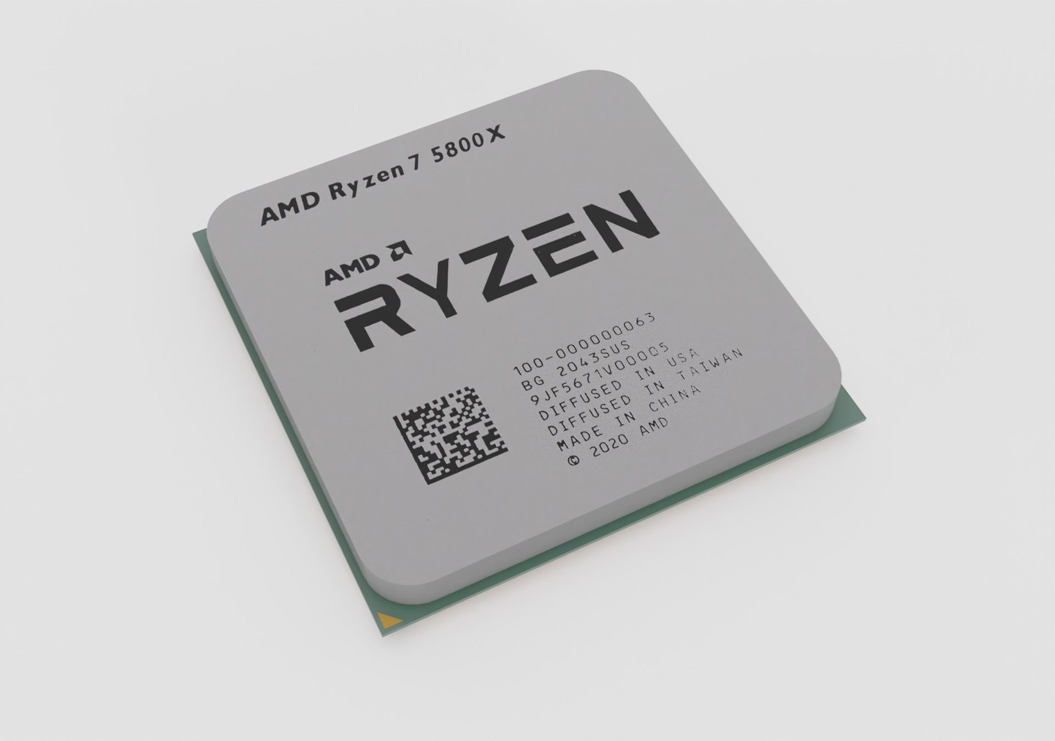 3D AMD Ryzen 7 5800X - TurboSquid 1792693
