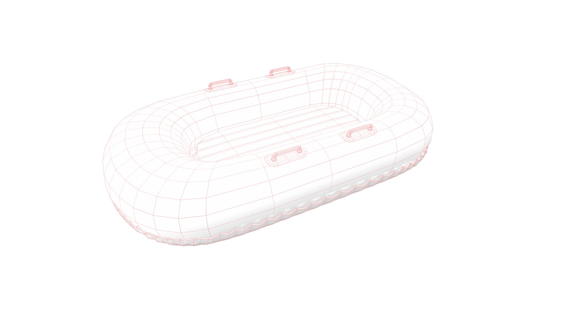 3D River Rafting Boat Pbr Model - TurboSquid 1578470