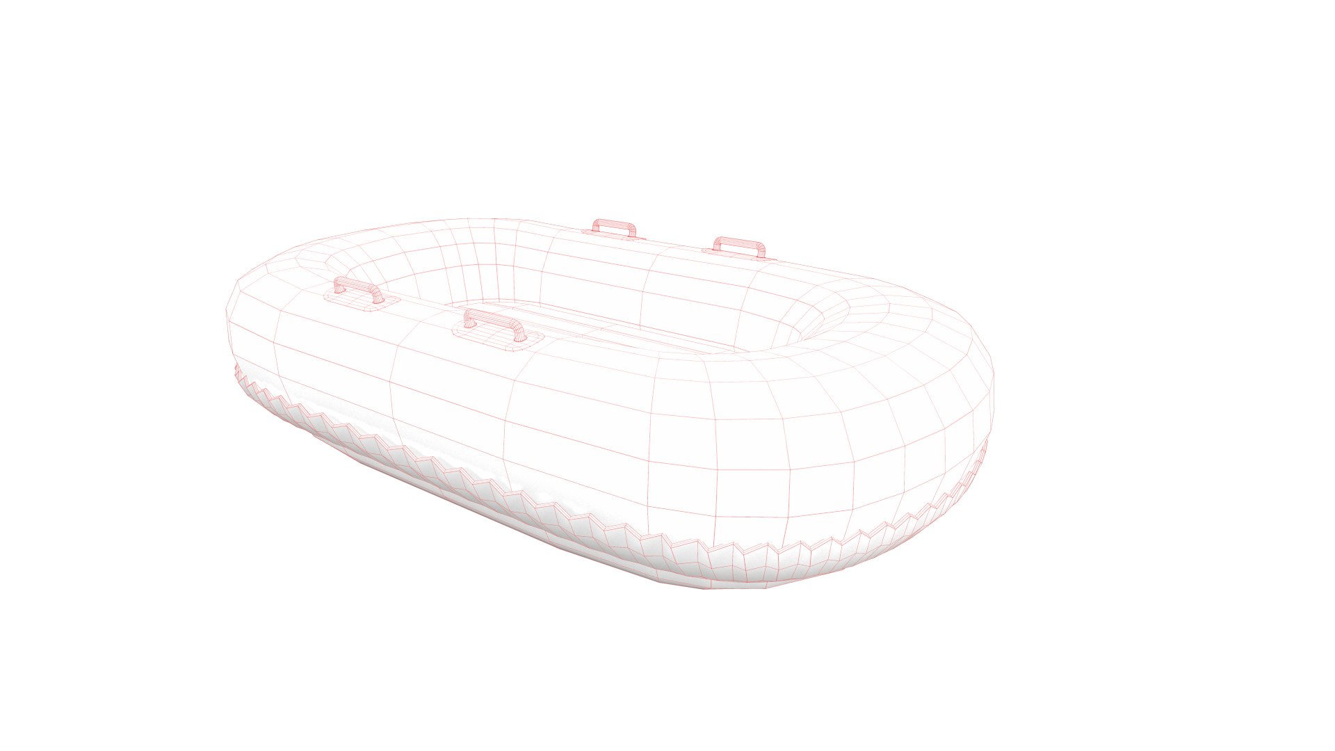 3D River Rafting Boat Pbr Model - TurboSquid 1578470