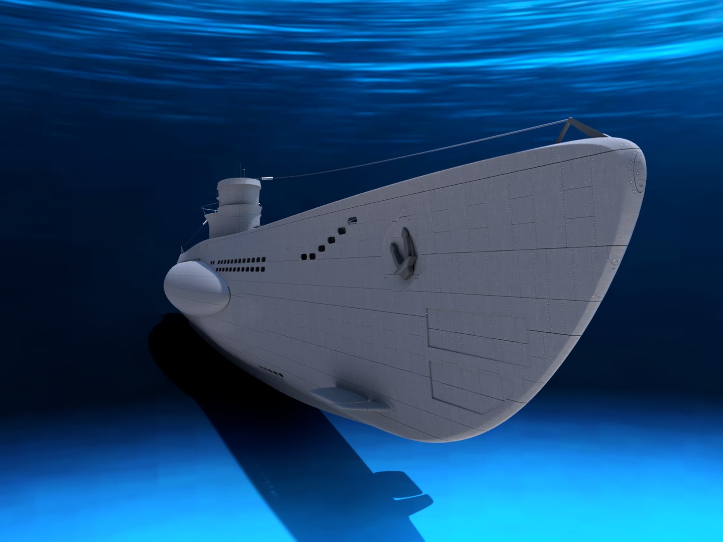 U-boat Boat 3D - TurboSquid 1618853
