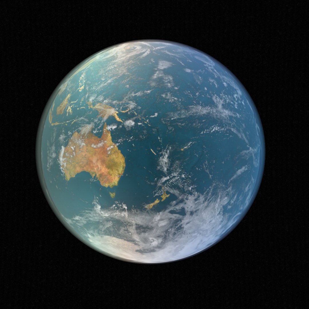 Earth Sphere 3d Max