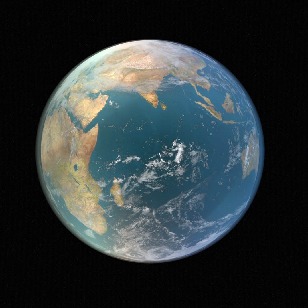 Earth Sphere 3d Max