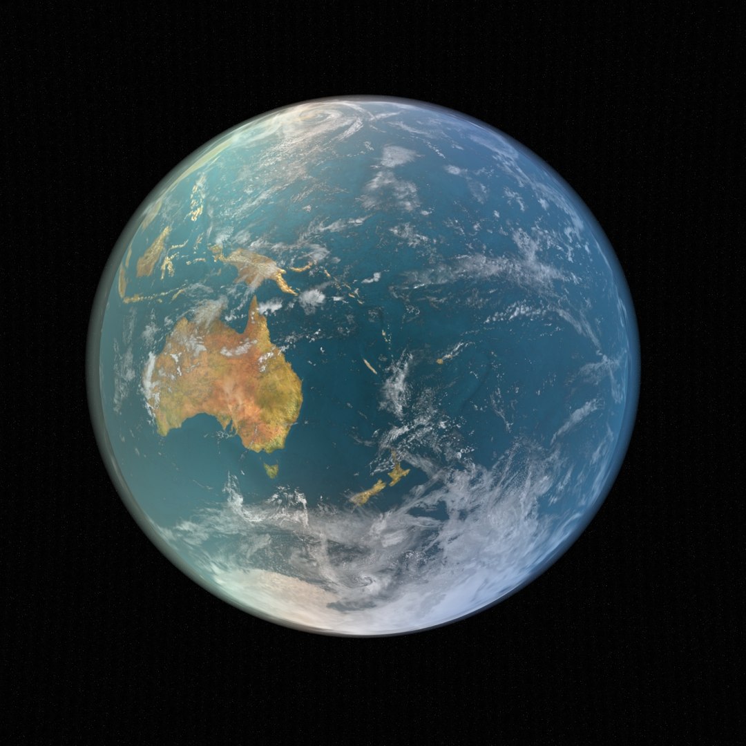 Earth Sphere 3d Max