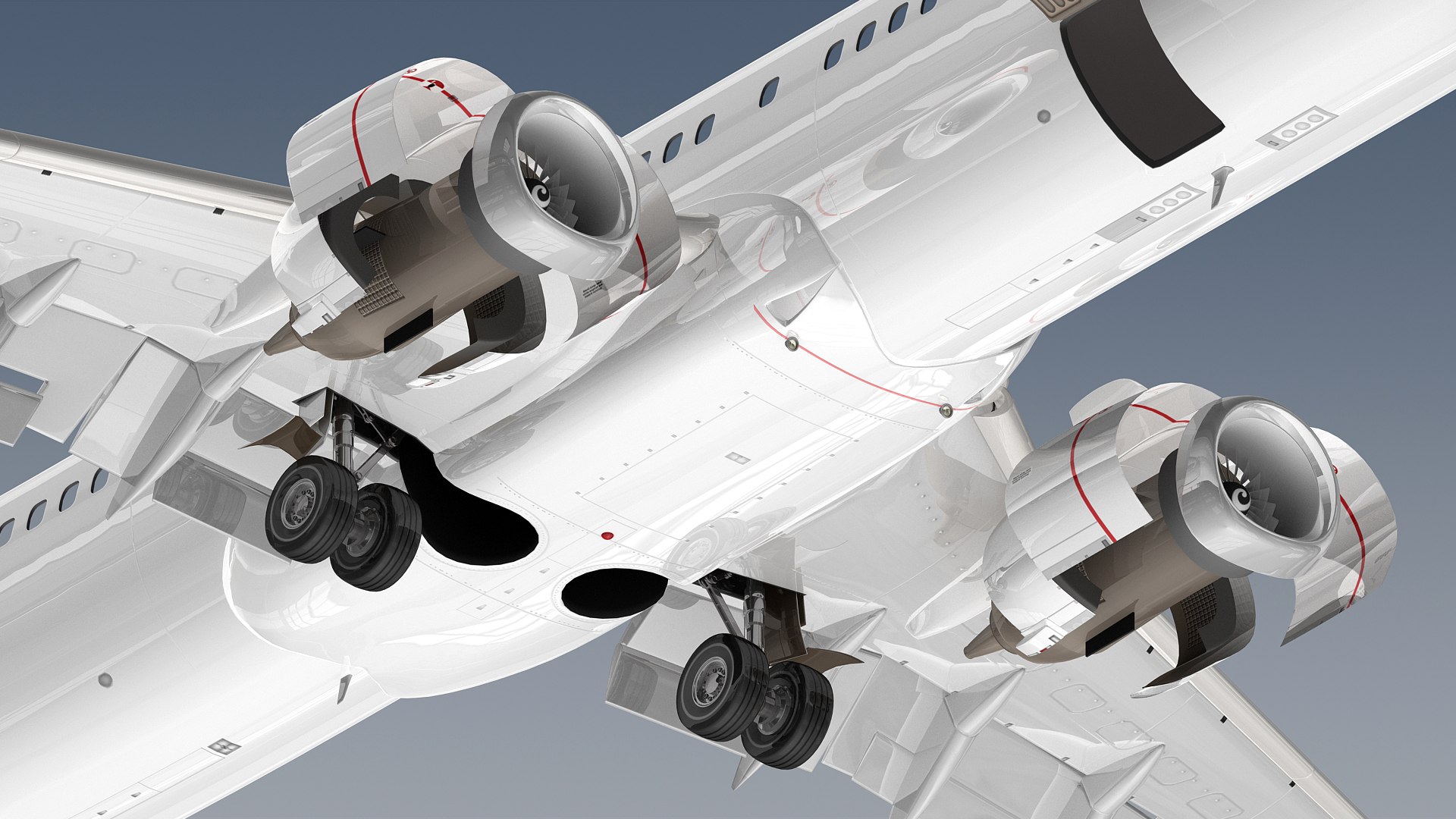3d model boeing 737-800 plane generic