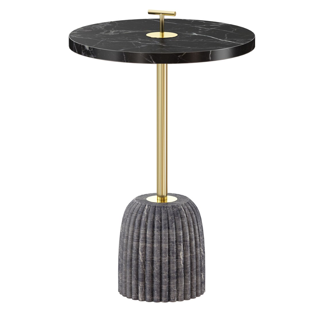 Cocktail Marble Table Drinks 3D Model - TurboSquid 1573586