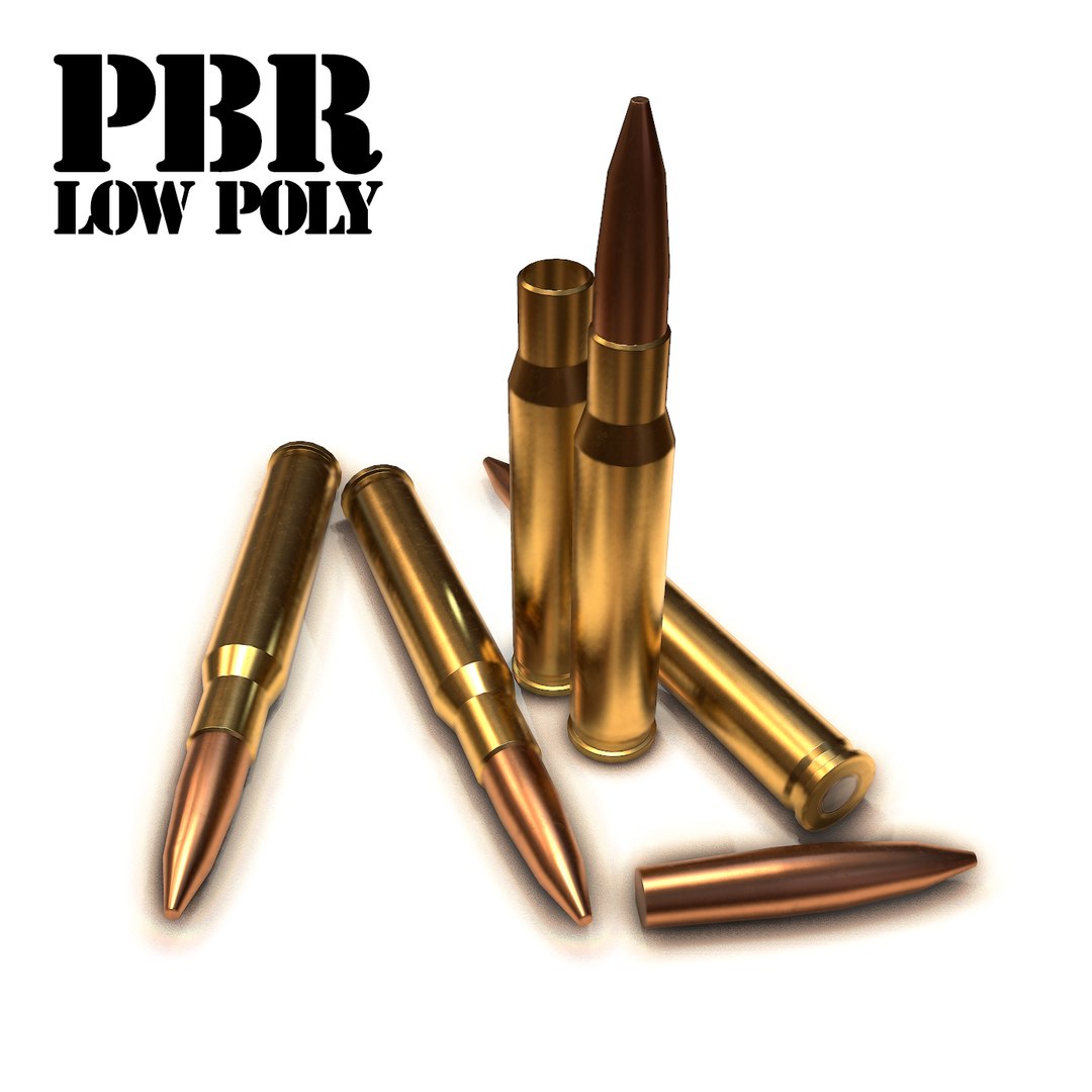3d Cartridge Bullet 16 Model