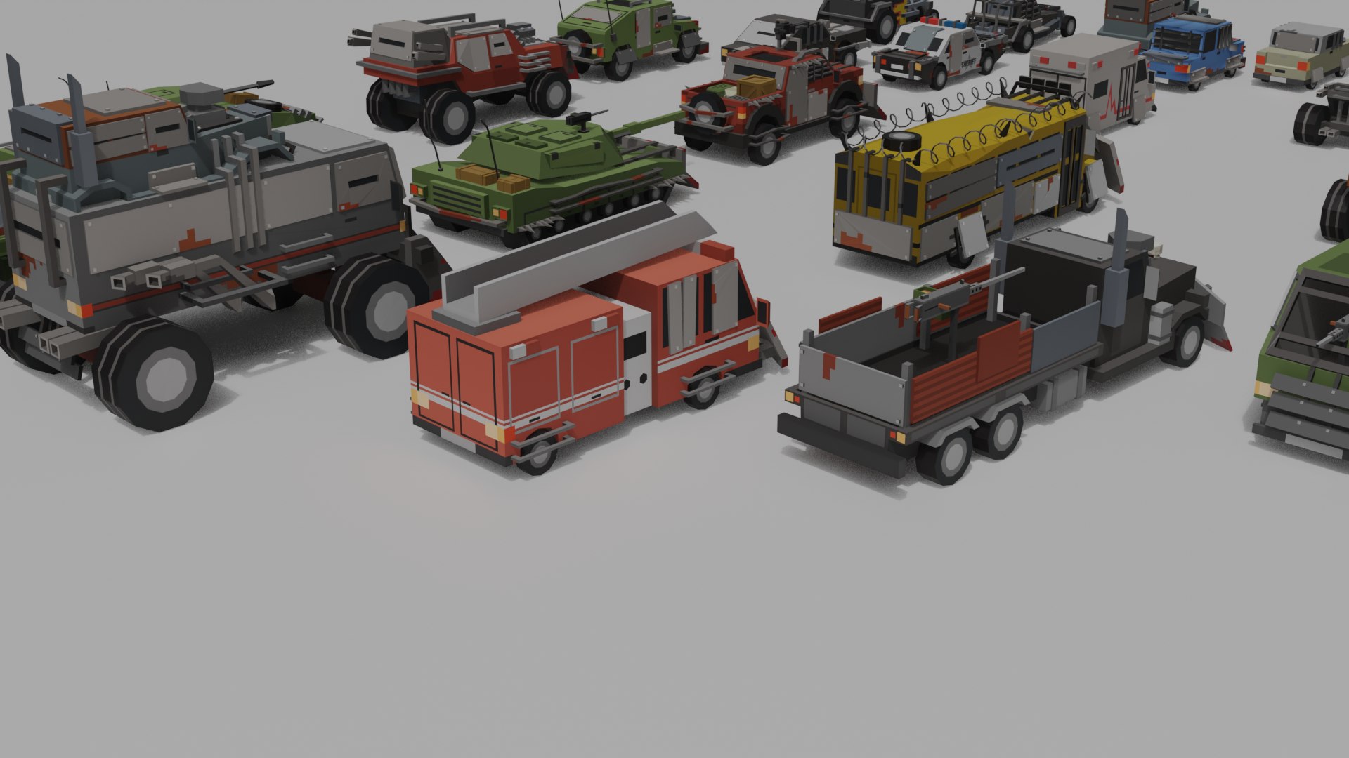 3D Model Apocalypse Cars Pack - 26 Unique 3D Models - TurboSquid 2317256