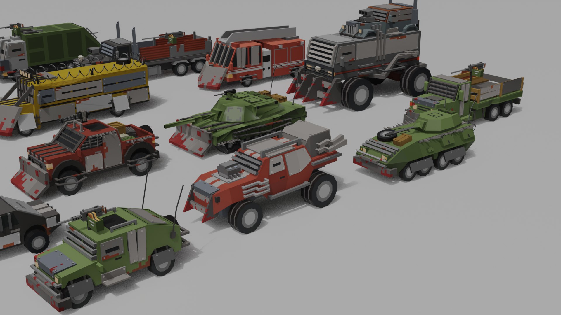 3D Model Apocalypse Cars Pack - 26 Unique 3D Models - TurboSquid 2317256