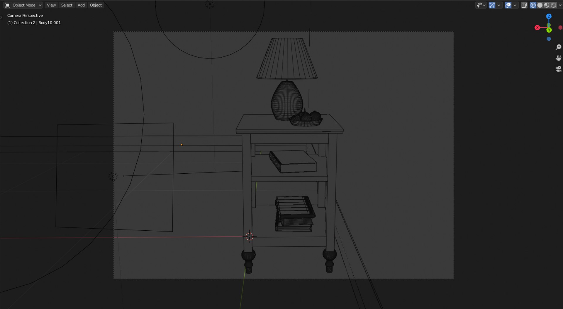 3D Wood Nightstand Night - TurboSquid 1544901