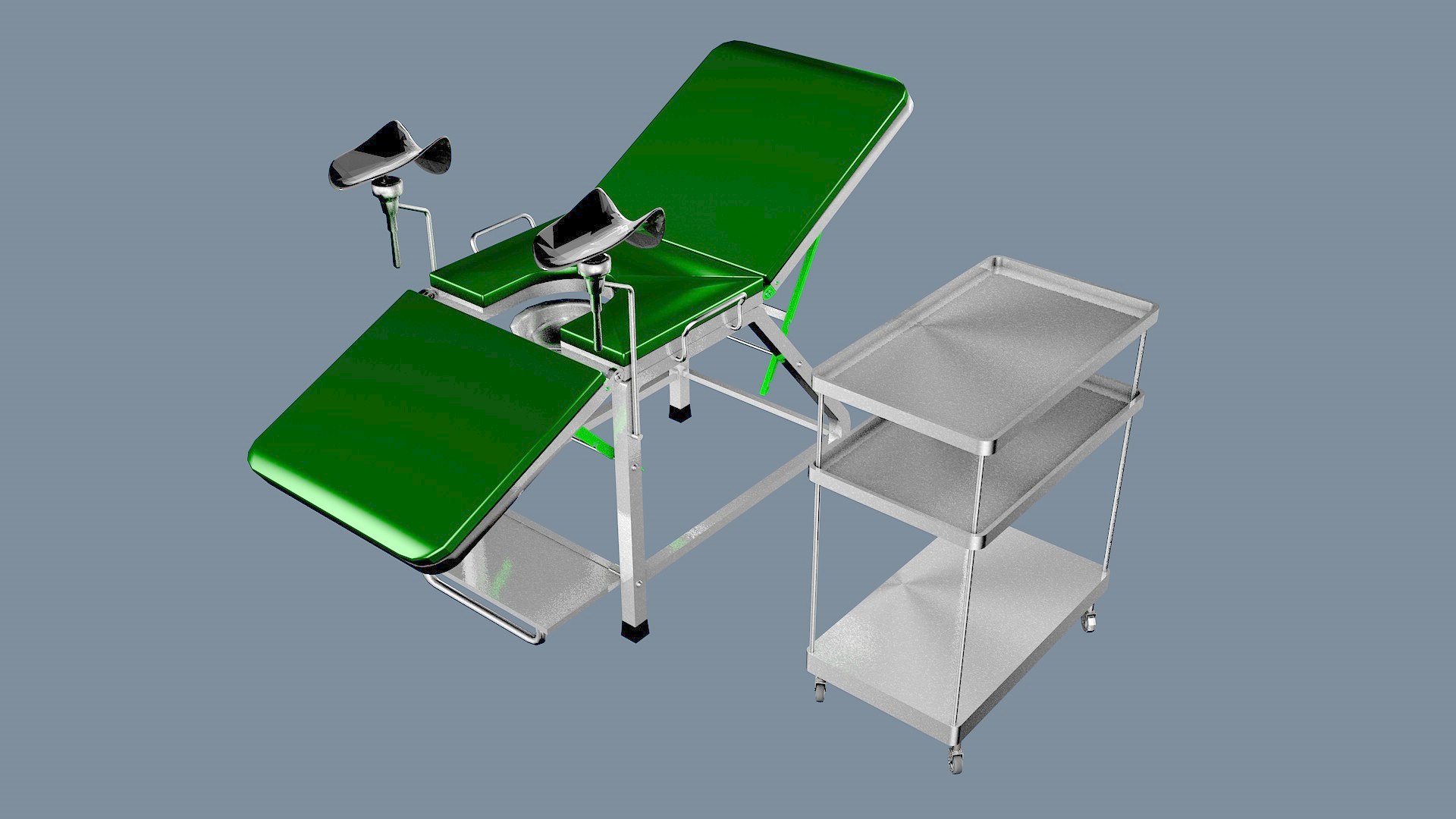 BLADDER STONE CRUSHING AND PROSTATE LASER SURGERY STRETCHER 3D Model ...