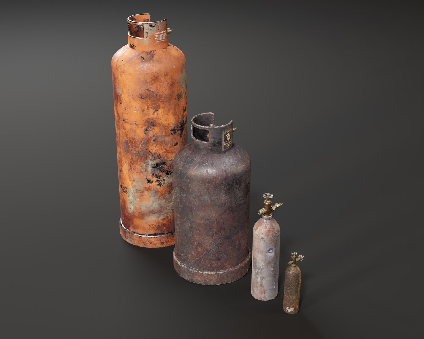 3D Gas Canister Capsules - TurboSquid 2357549