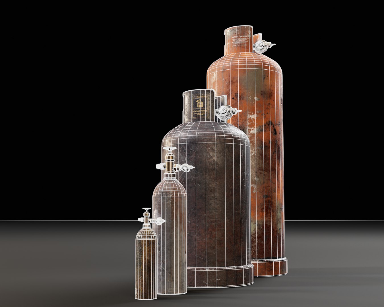 3D Gas Canister Capsules - TurboSquid 2357549