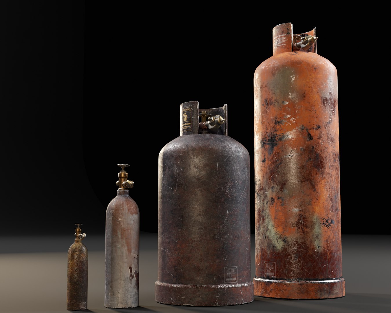 3D Gas Canister Capsules - TurboSquid 2357549