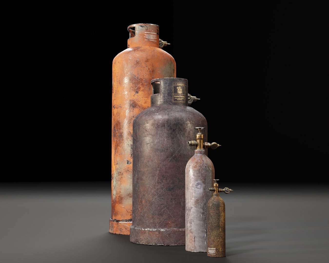 3D Gas Canister Capsules - TurboSquid 2357549