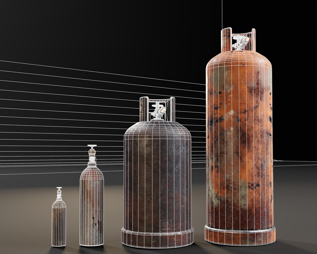 3D Gas Canister Capsules - TurboSquid 2357549