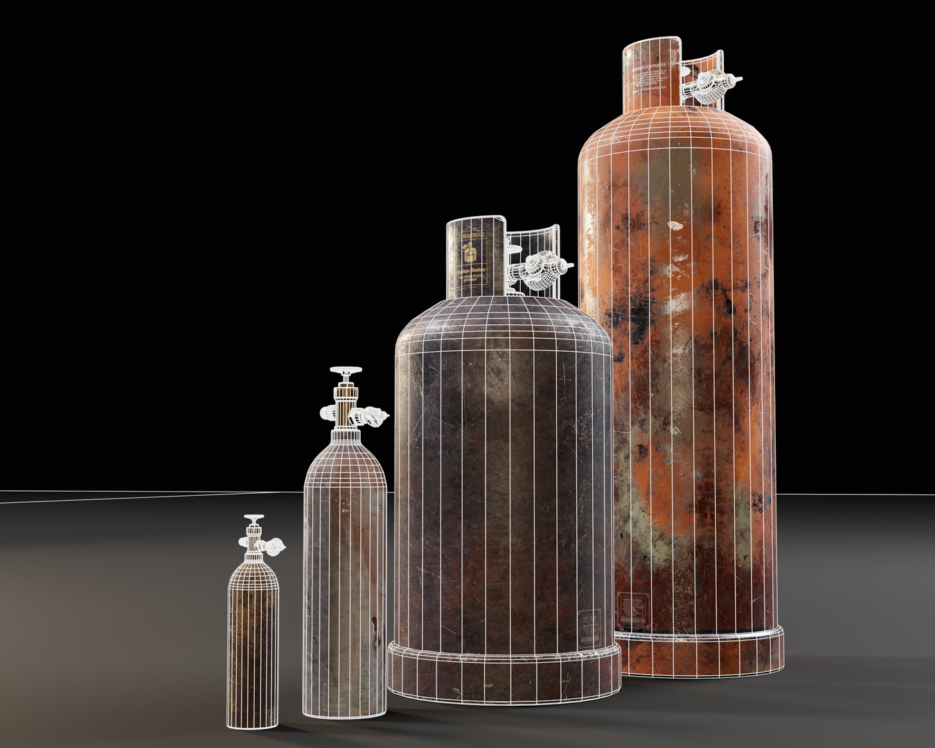 3D Gas Canister Capsules - TurboSquid 2357549