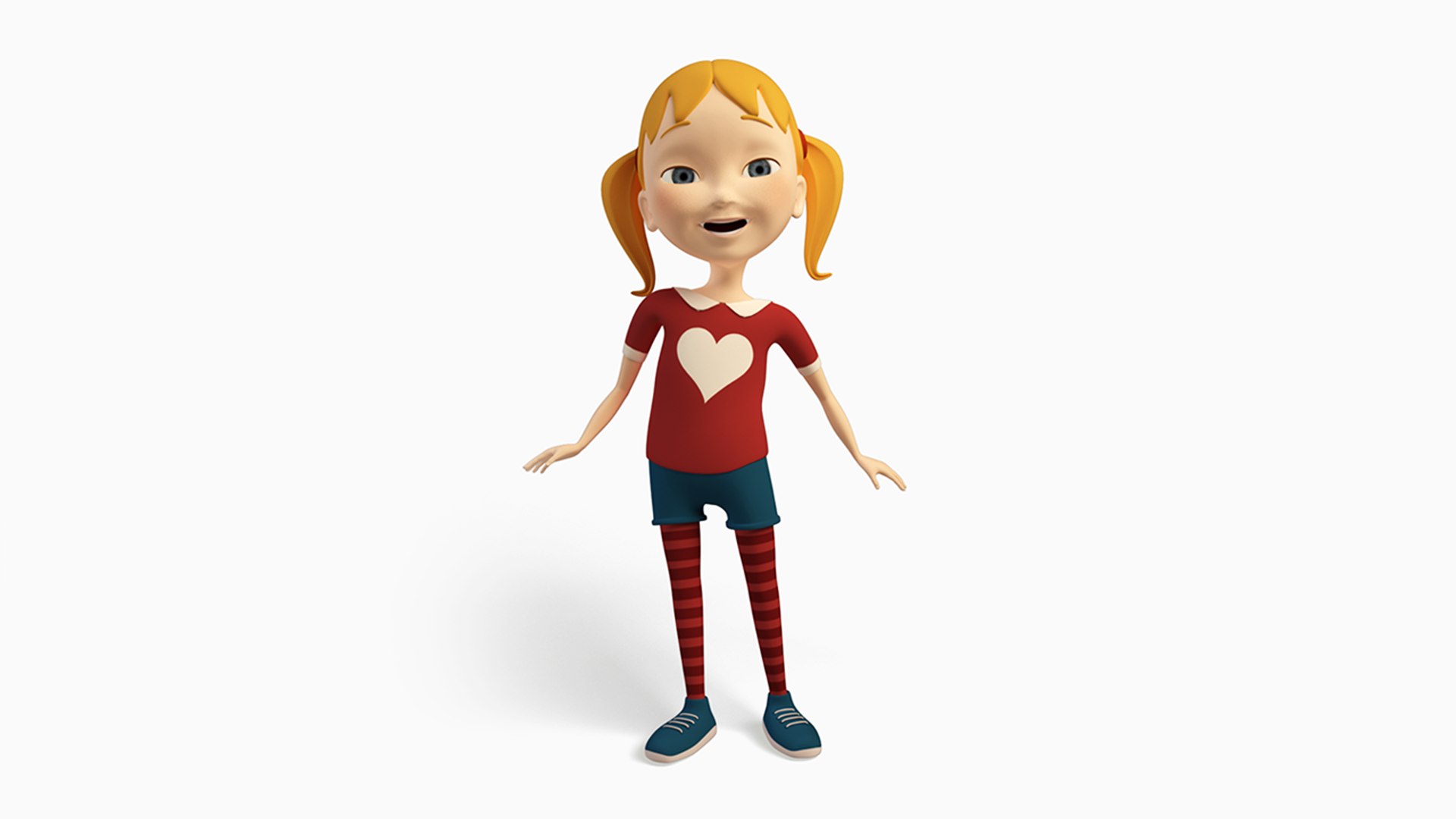 3D cartoon friends kids - - TurboSquid 1252049