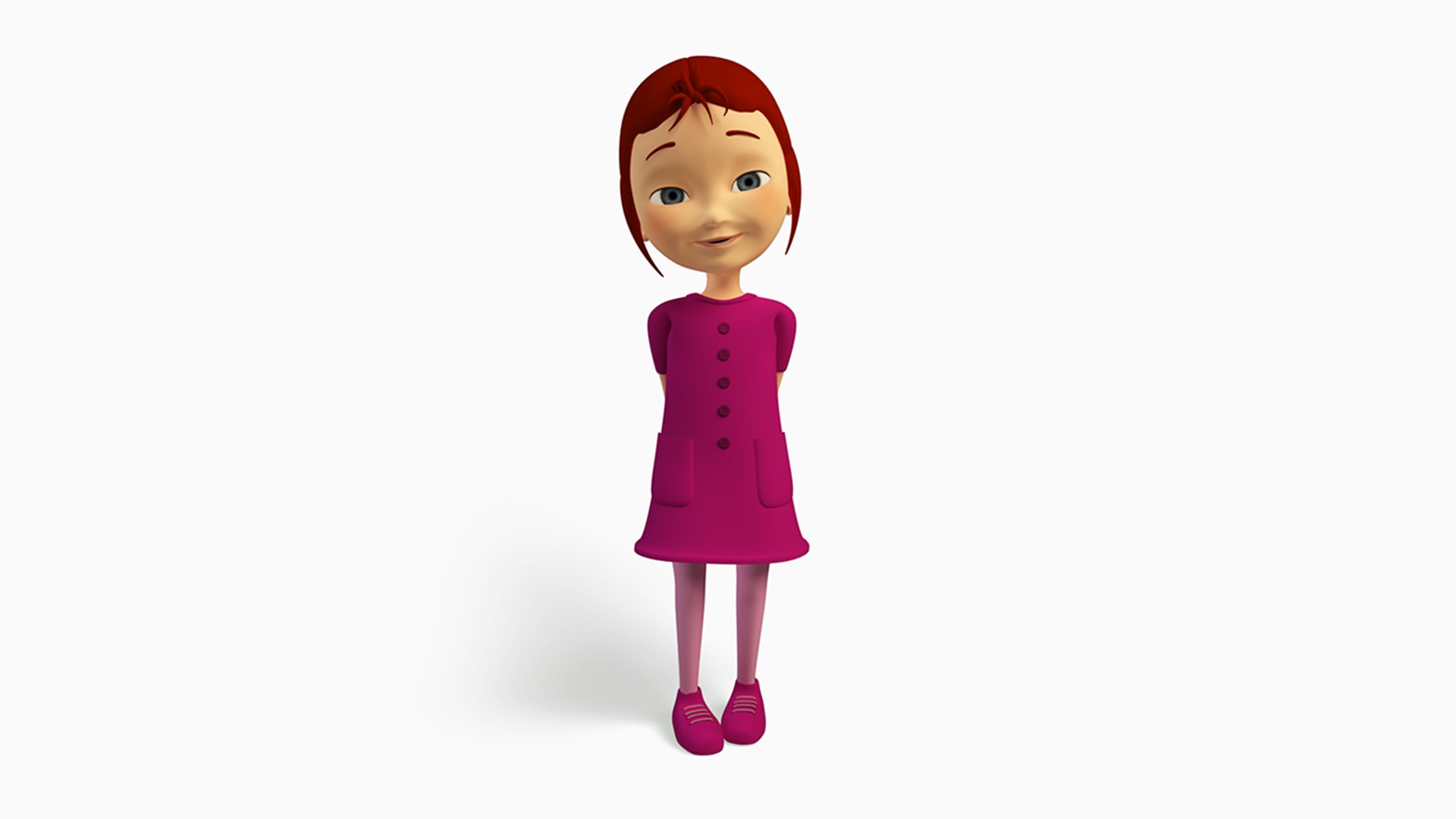 3D cartoon friends kids - - TurboSquid 1252049