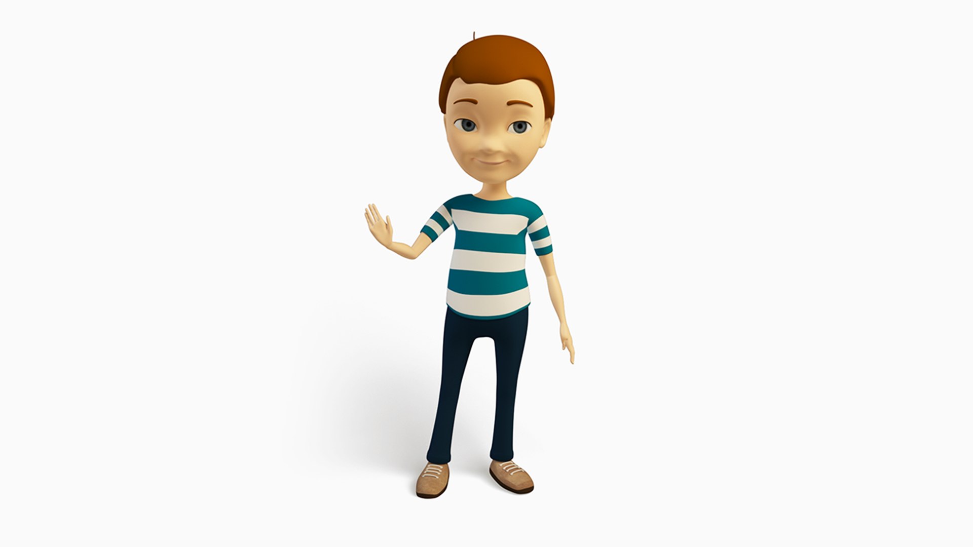 3D cartoon friends kids - - TurboSquid 1252049