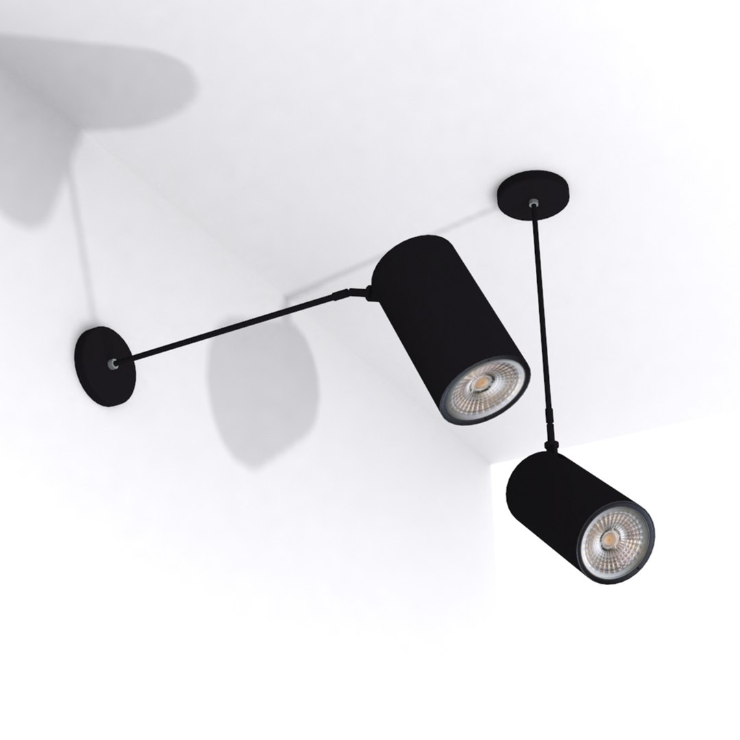 Wall Spotlight Telescopic Boom Mounted Exhibition Exhibition Long Arm ...