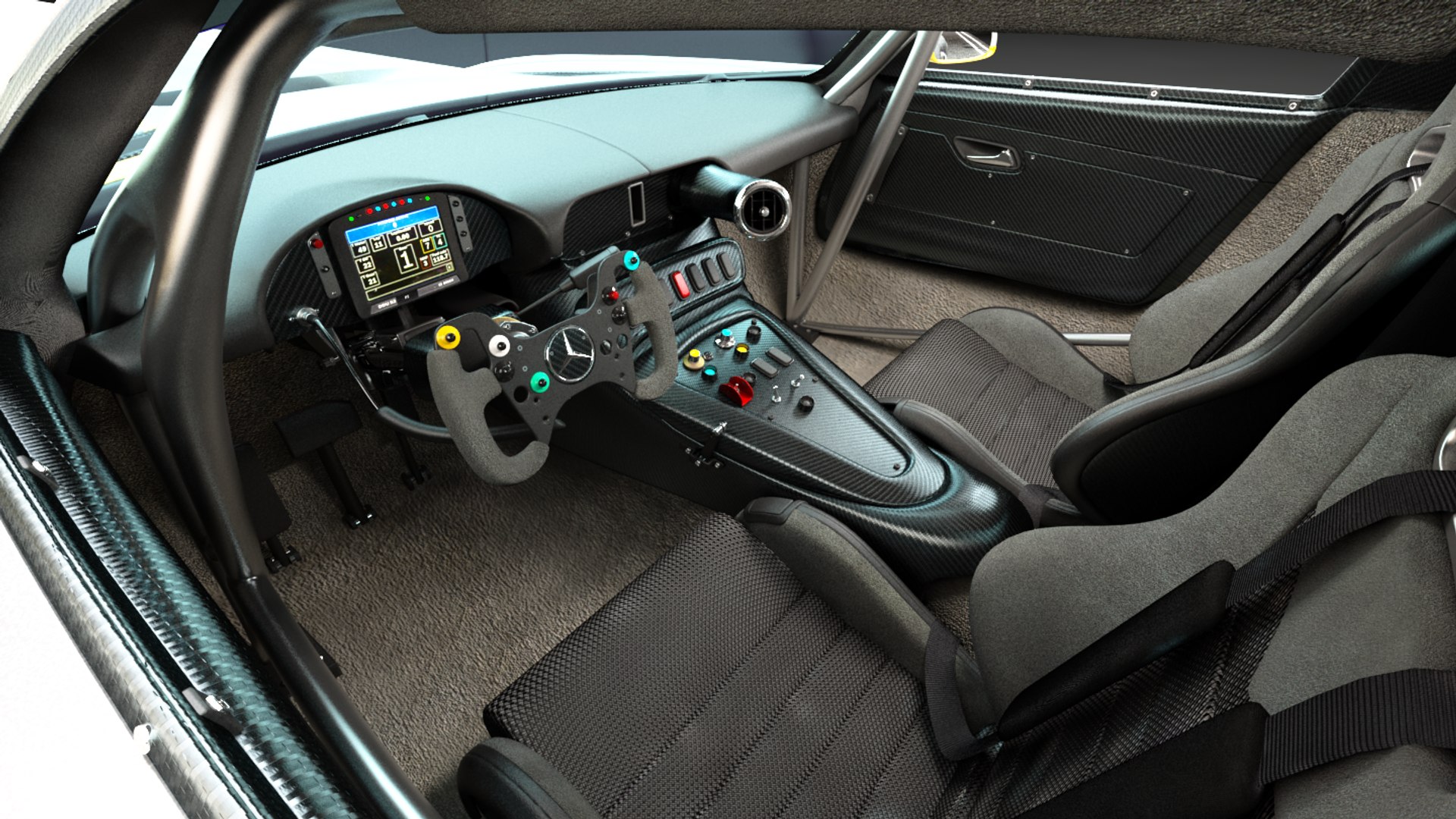 3d Model Mercedes-benz Amg 2017 Gt3