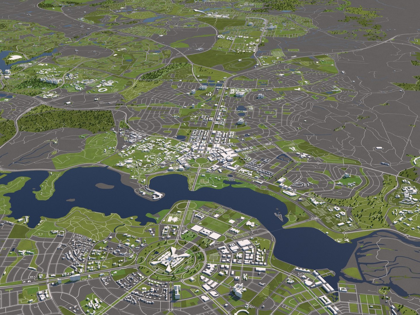 Buildings Houses Maps 3D Model - TurboSquid 1611571