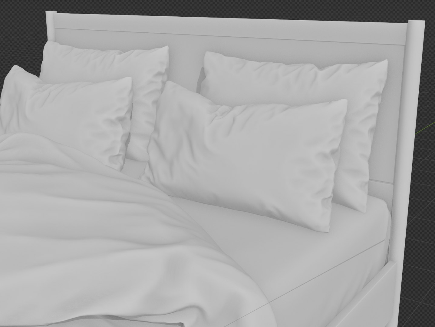 Cleo Bed 3D Model - TurboSquid 2232714