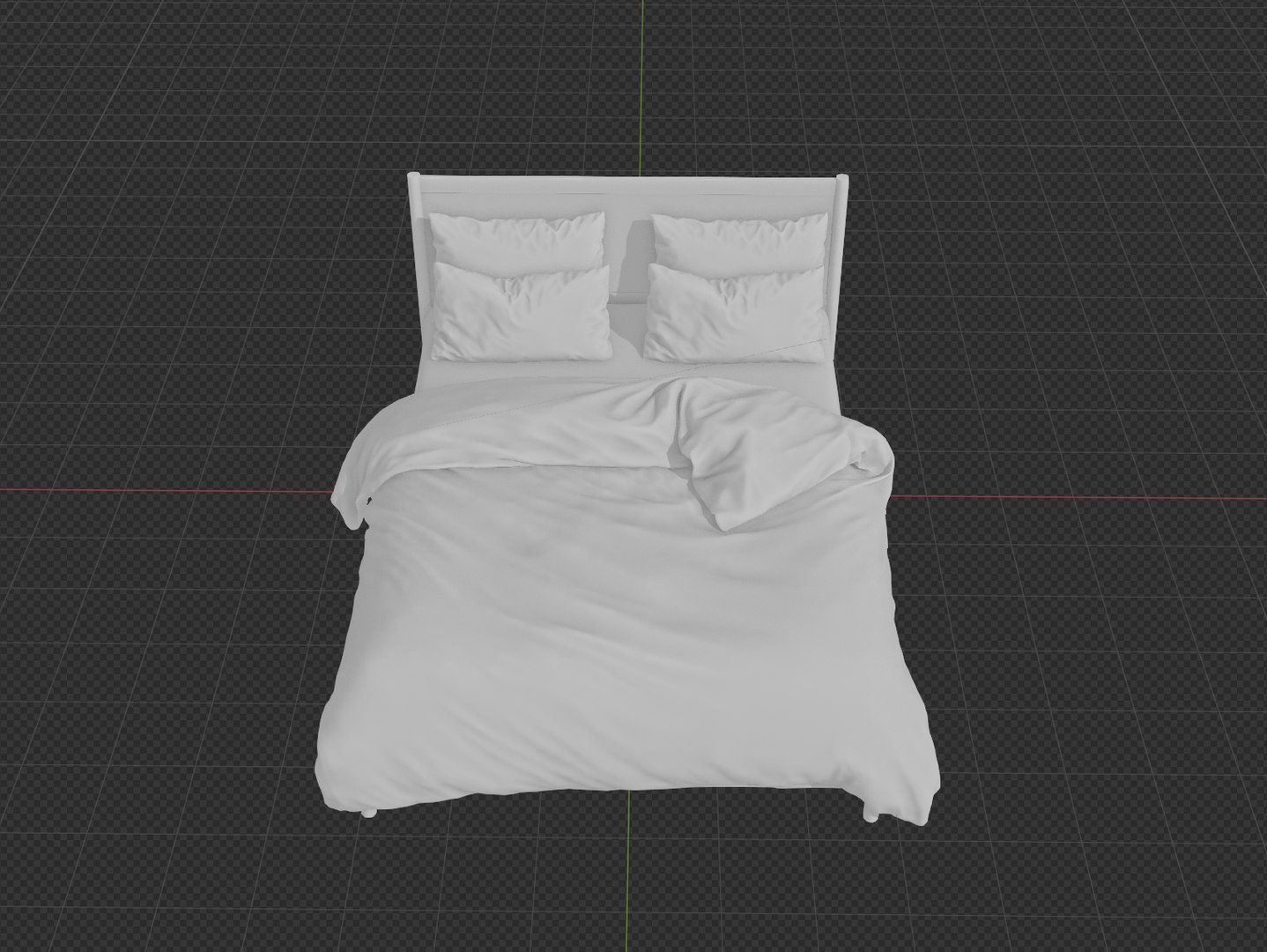 Cleo Bed 3D Model - TurboSquid 2232714