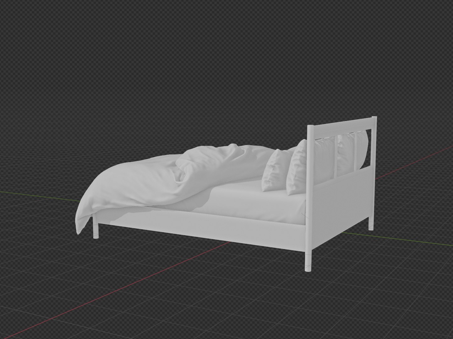 Cleo Bed 3D Model - TurboSquid 2232714