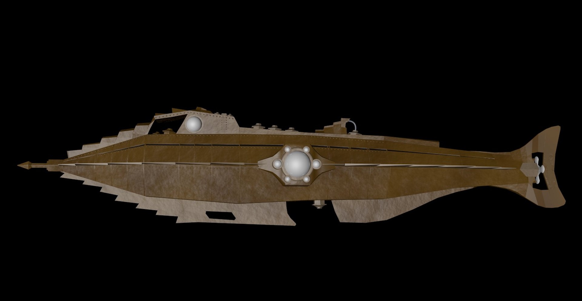 Nautilus Submarine 3D Model - TurboSquid 1265425