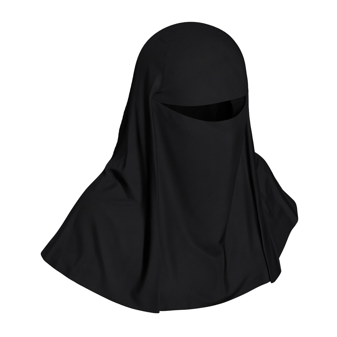 Muslim Islamic Women Burqa 3d 3ds