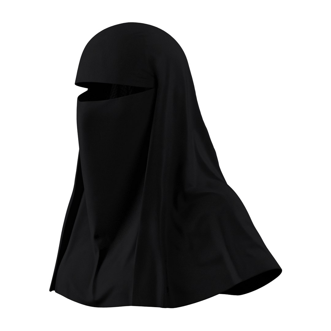 Muslim Islamic Women Burqa 3d 3ds