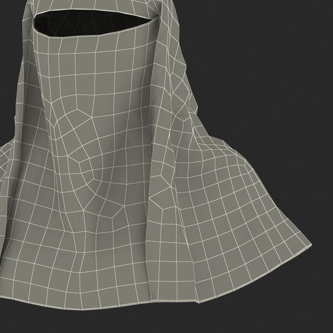 muslim islamic women burqa 3d 3ds