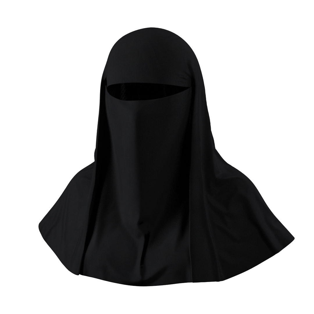 Muslim Islamic Women Burqa 3d 3ds