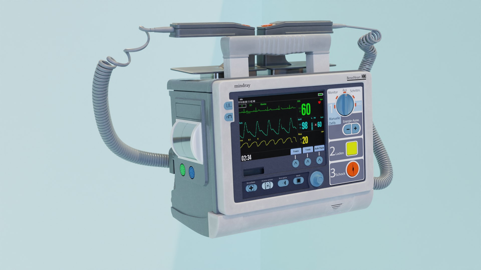3D Defibrillator - TurboSquid 2261770