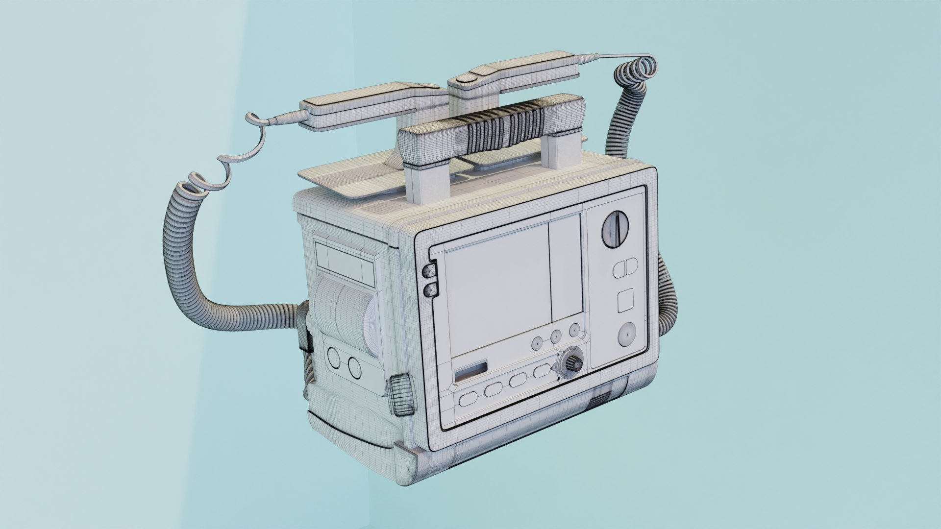 3D Defibrillator - TurboSquid 2261770