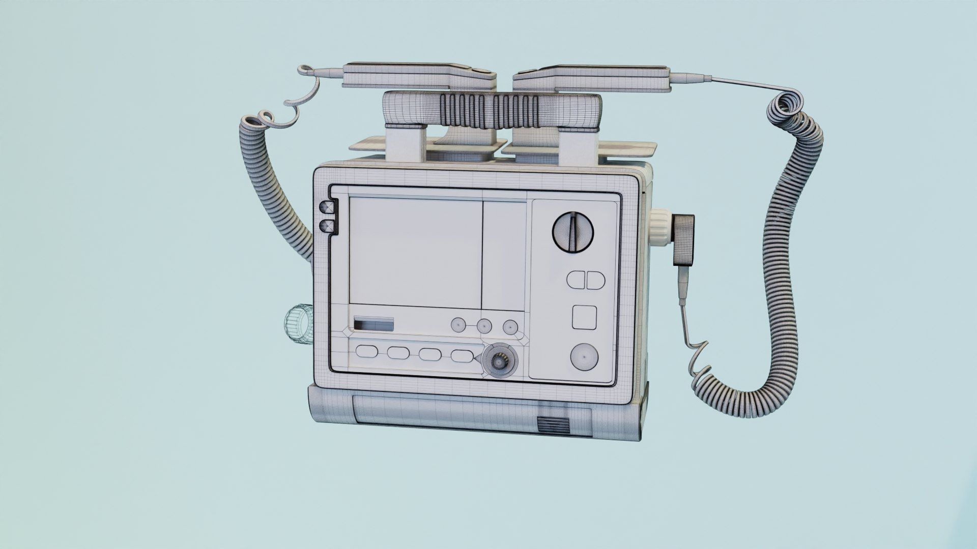 3D Defibrillator - TurboSquid 2261770