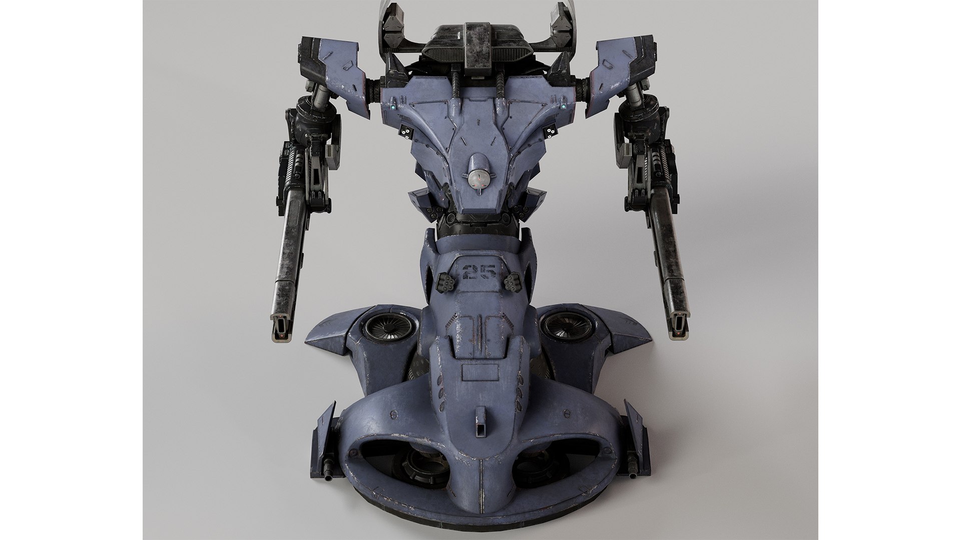 3D Hover Mech Model - TurboSquid 2303188