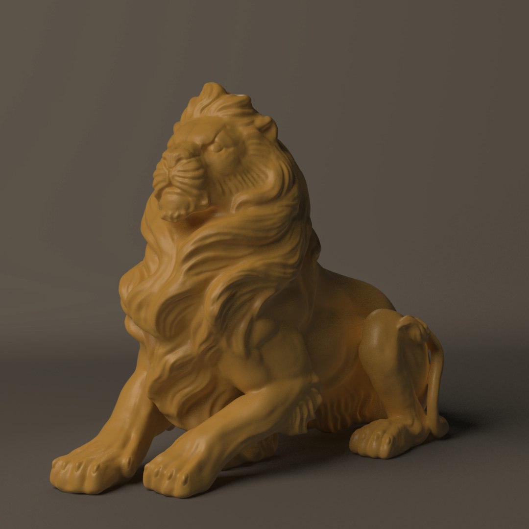 maya stone lion