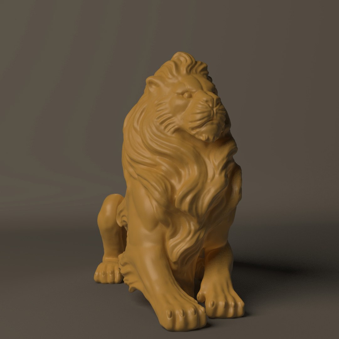 maya stone lion