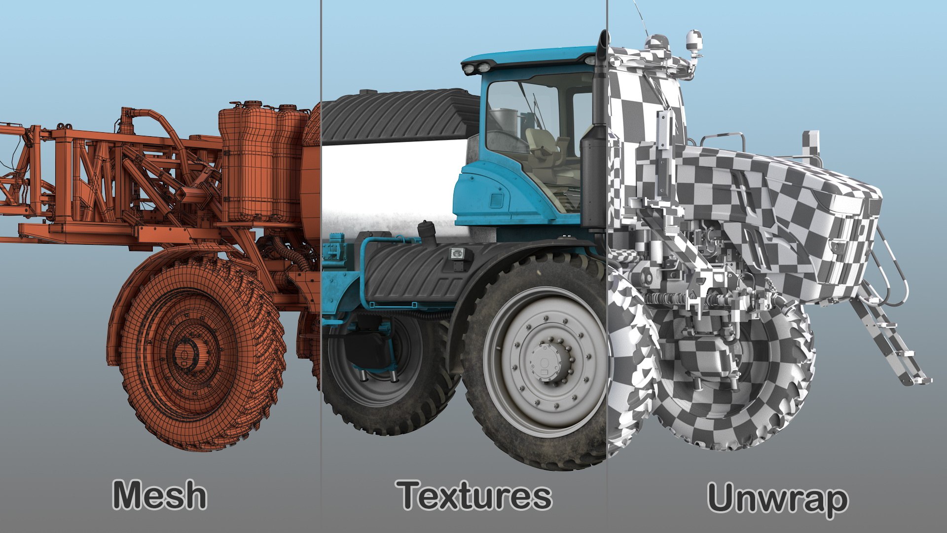 Farm sprayer generic 3D model - TurboSquid 1492953