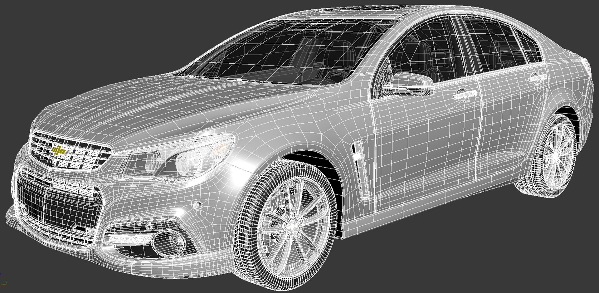Chevrolet SS 2014 3D Model - TurboSquid 2220970