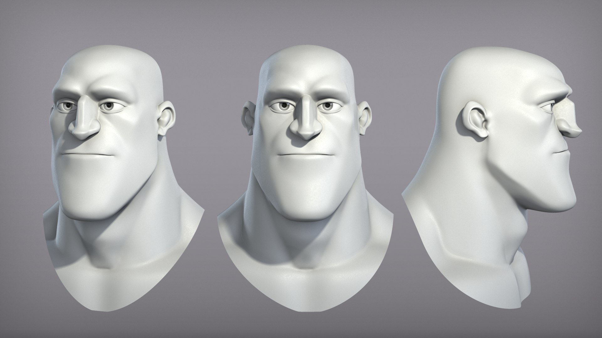 Cartoon Male Character 3D Model - TurboSquid 1682592